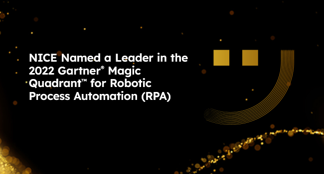 NICE | NICE RPA named a Leader in the 2023 Gartner Magic Quadrant for ...